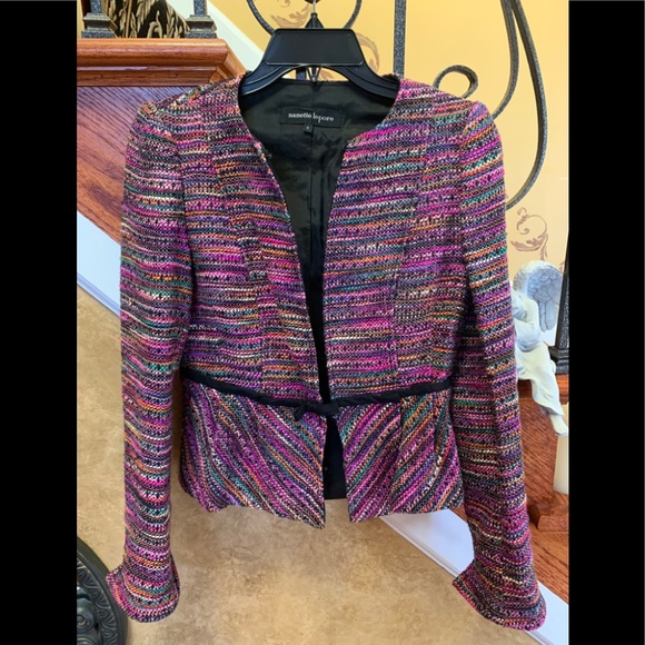 Nanette Lepore | Jackets & Coats | Nanette Lepore Juke Box Tweed Fitted ...